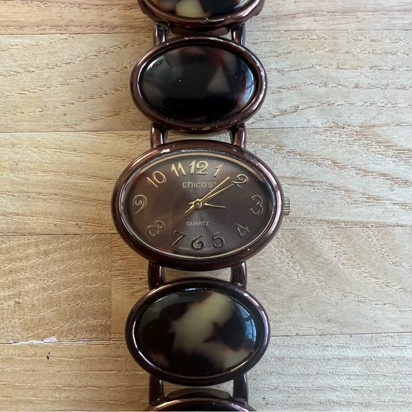 Chico's | Accessories | Chicos Ladies Oval Tortoise Shell Bracelet ...